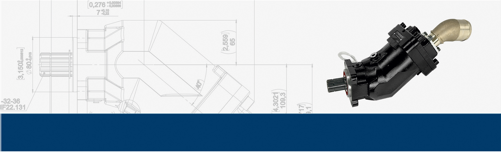 A2FD (DIN) Dual Flow Bent Axis Hydraulic Pumps - Dual Flow Piston Pumps ...