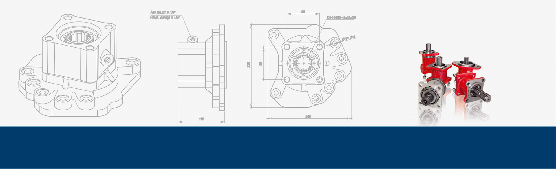 Power Take Off - PTO - Suction Fittings - Speed Sensor - AntiShock ...